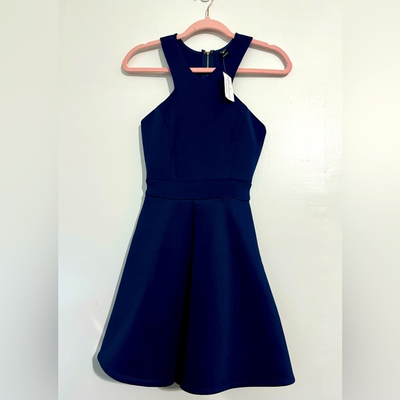 Windsor | Dresses | Windsor Navy Blue Semi Formal Dress Prom Wedding ...